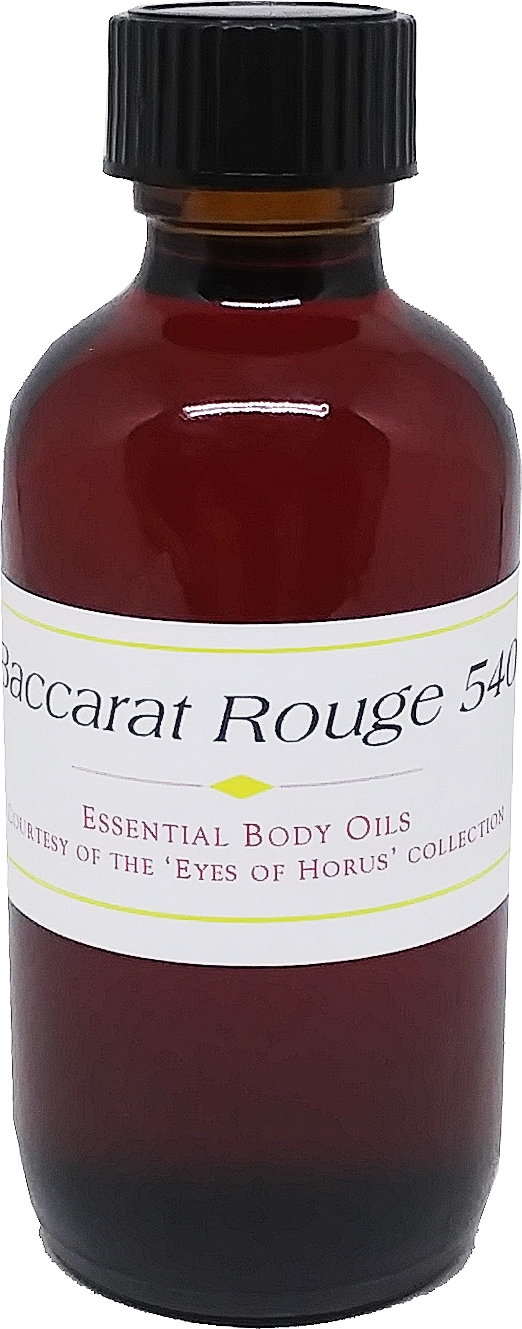 Baccarat Rouge 540 - Type MFK Scented Body Oil Fragrance [Regular Cap ...