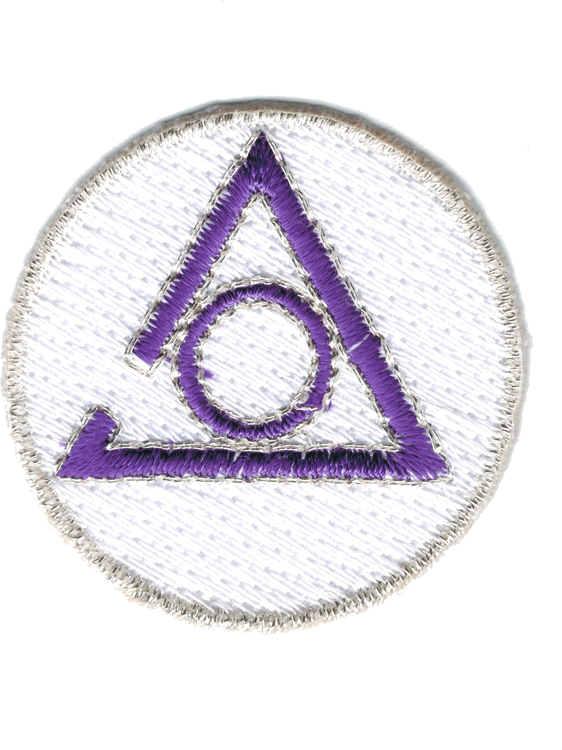 Mason Circle of Perfection Symbol Round Iron-On Patch [White - 1.5 ...