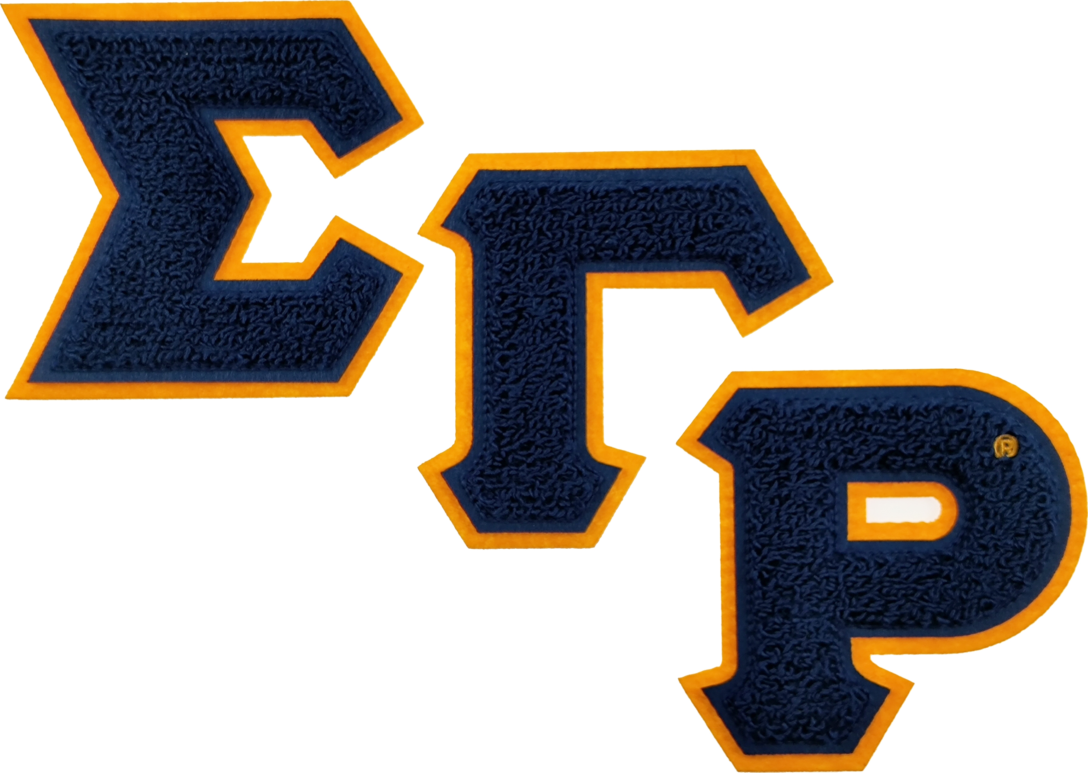 Sigma Gamma Rho Chenille Sew-On Patch Set [Royal Blue - 4.375" ea ...