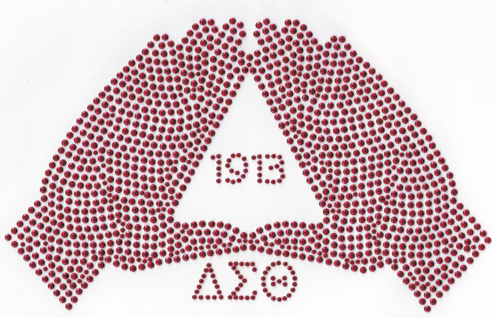 Delta Sigma Theta Hand Sign Rhinestud Heat Transfer | The Cultural ...
