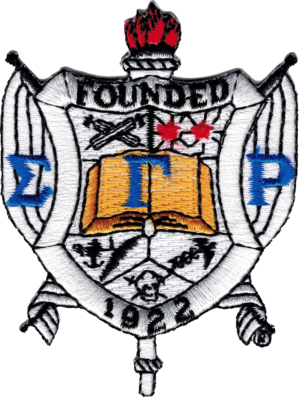 Sigma Gamma Rho New Crest Iron-On Patch [White - 2.75"T] > Product ...