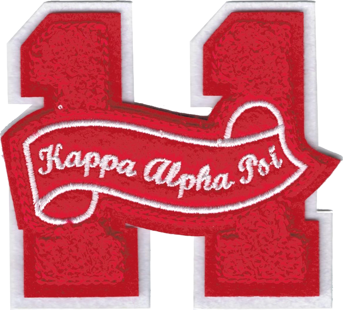 Kappa Alpha Psi 11 Founded Year Chenille Felt Sew-On Patch [Red - 4x4 ...