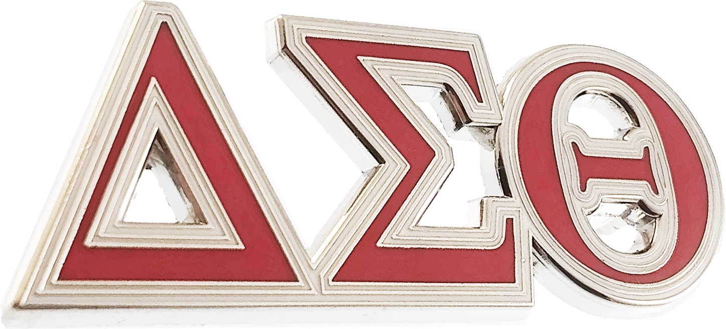Delta Sigma Theta Big Letter Lapel Pin [Silver - 2"] > Product Details ...