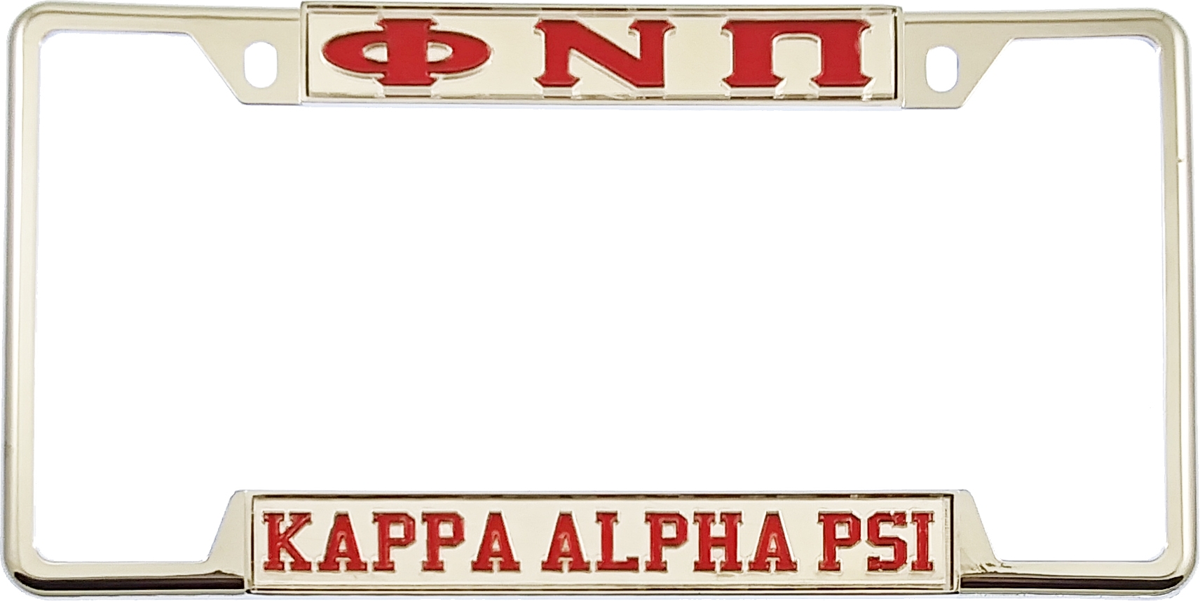 Kappa Alpha Psi Phi Nu Pi License Plate Frame [Decal Visible Frame ...