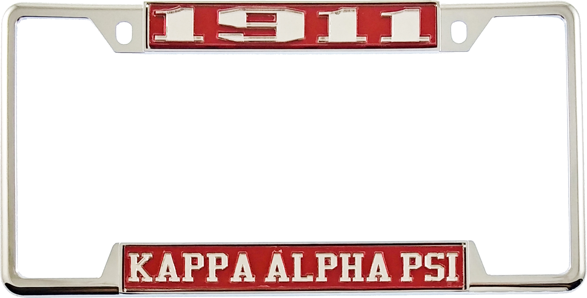 Kappa Alpha Psi 1911 License Plate Frame [Decal Visible Frame - Red ...