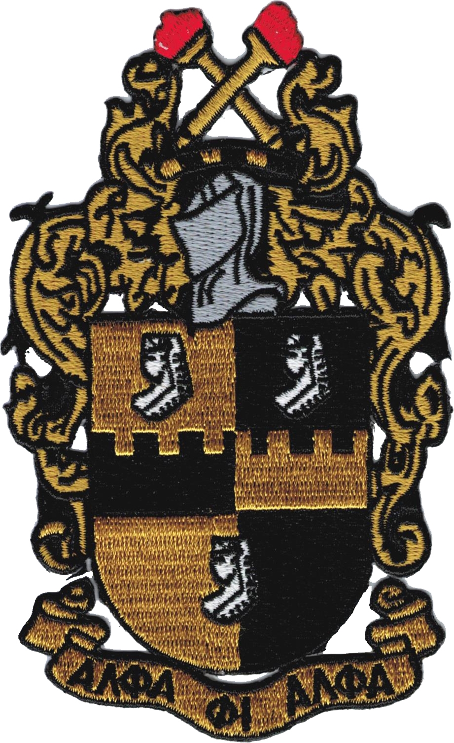 Alpha Phi Alpha Shield Emblem Iron-On Patch [Gold - 5"] > Product ...