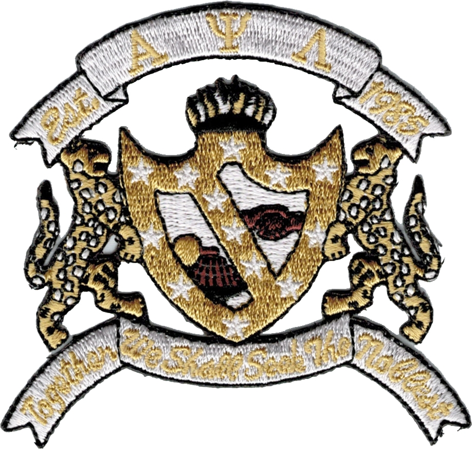 Alpha Psi Lambda Shield Iron-On Patch [White - 2.875"] > Product ...