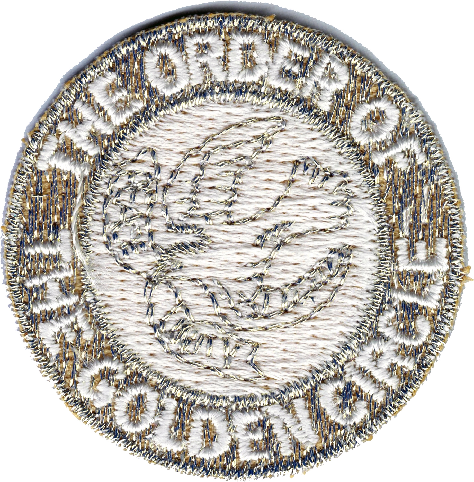 Order Of The Golden Circle Symbol Round Iron-On Patch [Gold - 1.5 ...