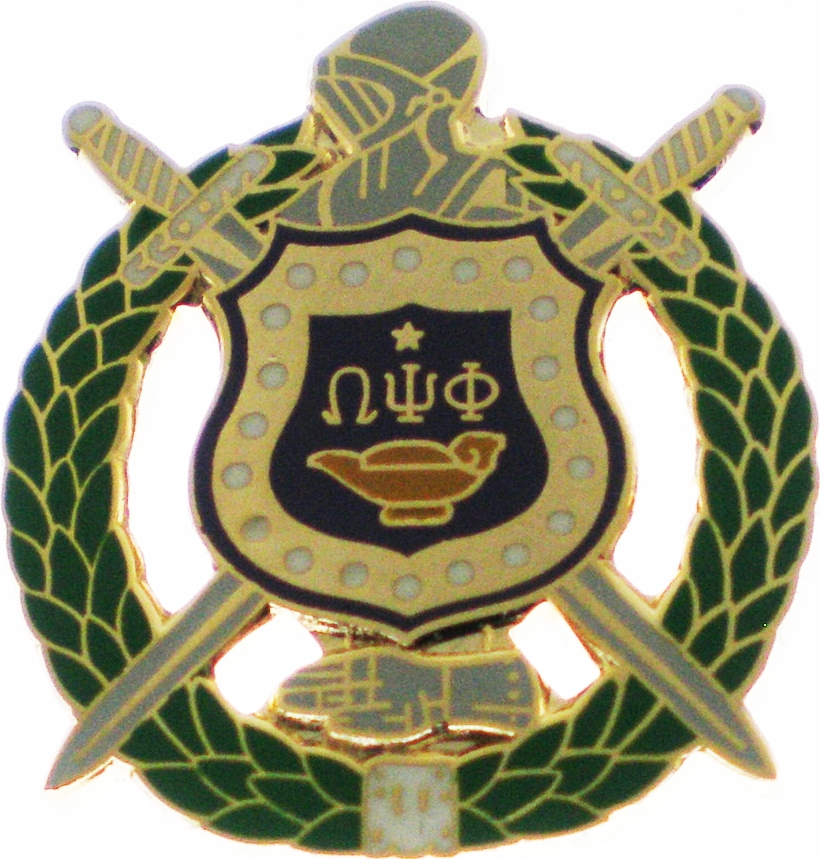 Omega Psi Phi Escutcheon Shield Lapel Pin [Gold - 1"] > Product Details ...
